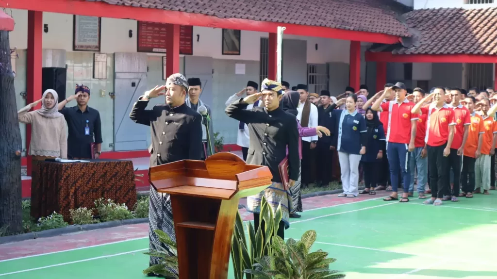 Warga Binaan Rutan Banjarnegara Gelar Upacara Peringatan Hari Lahir ...