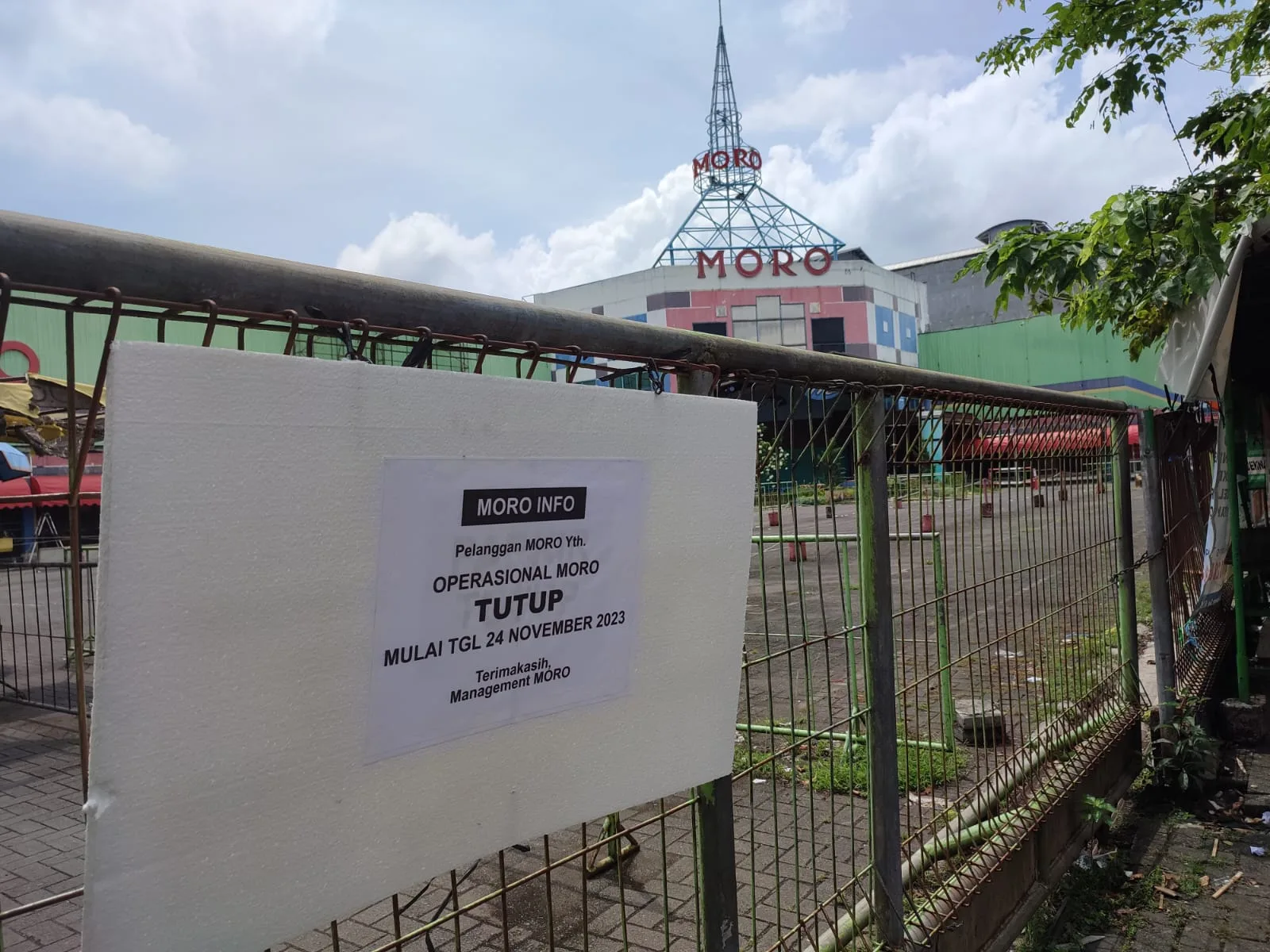 Moro Purwokerto Resmi Tutup, Begini Kondisi Terakhirnya Moro Purwokerto Resmi Tutup, Begini Kondisi Terakhirnya