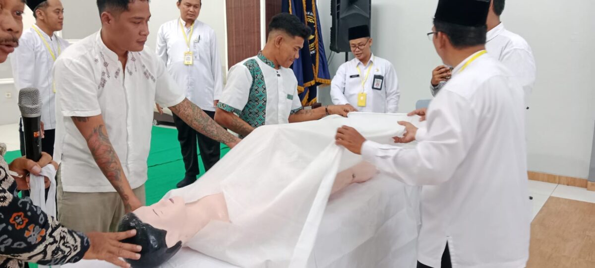 Warga Binaan Rutan Banjarnegara Dilatih Pemulasaran Jenazah
