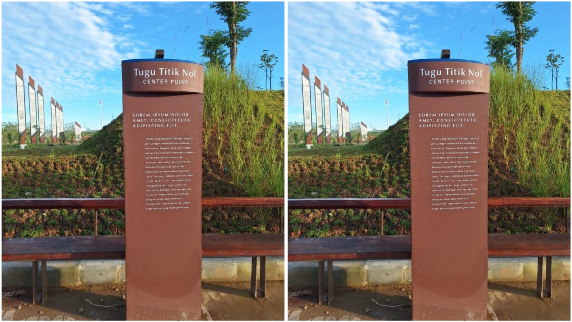 Heboh Tulisan Lorem Ipsum di Tugu Titik Nol IKN, Apa Artinya?