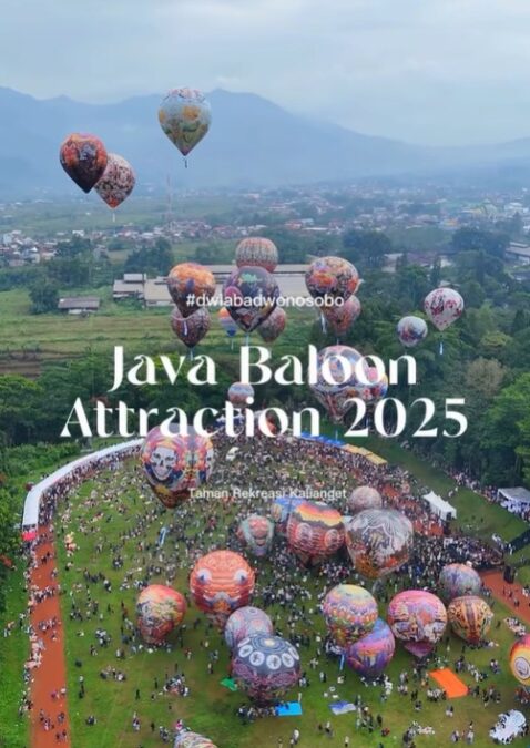 Java Balloon Attraction 2025 Sukses Hebohkan Wonosobo, Tradisi Balon ...